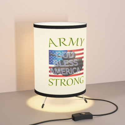 Army Strong - Tripod Lamp with High-Res Printed Shade, US\CA plug ...