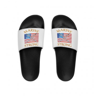Marine Strong - Men's Slide Sandals - Customized For Comfort (CFC)