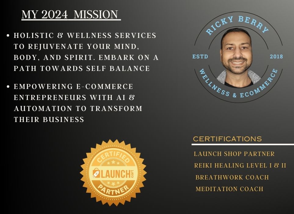 Ricky Berry's Ecommerce and Wellness Services - Ricky Berry