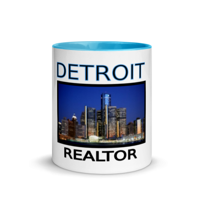 Detroit Realtor Mug with Color Inside - Customized For Comfort (CFC)