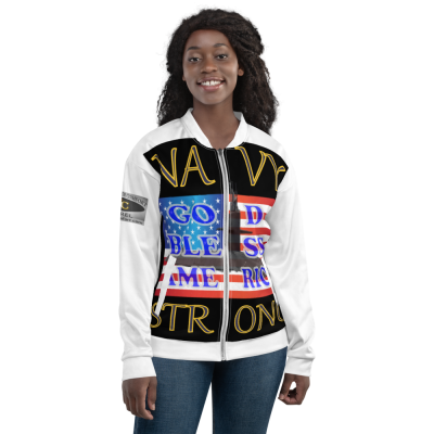 Navy Strong - Bomber Jacket - For Him or For Her - Customized For ...