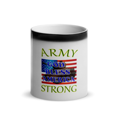 Army Strong - Glossy "Camouflage" Mug - Customized For Comfort (CFC)